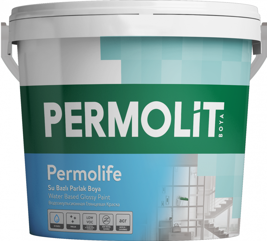 Permolife Water-Based Glossy Paint - PERMOLİT BOYA